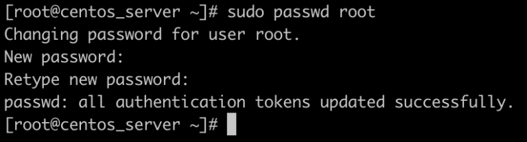 Changing your root password on a CentOS server - Support Centre - Simply Hosting & Servers